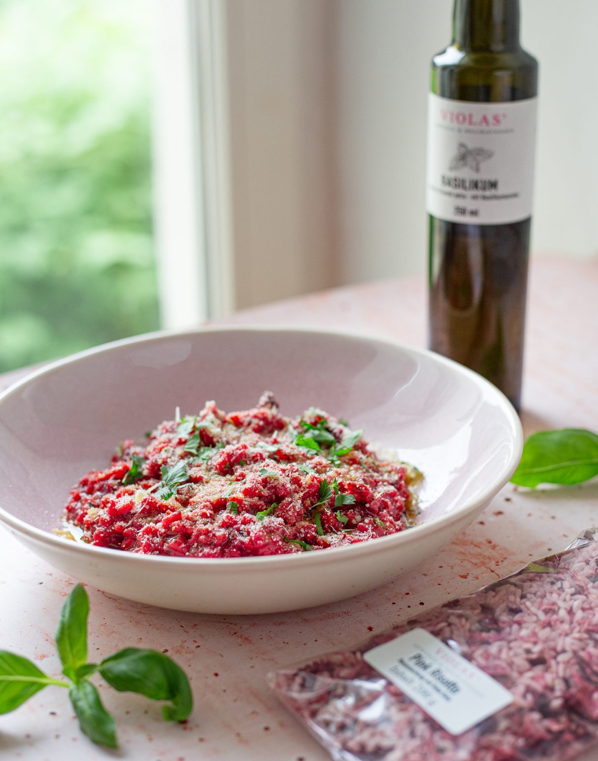 Pink Risotto mit Ziegenfrischkäse | inside.violas.de